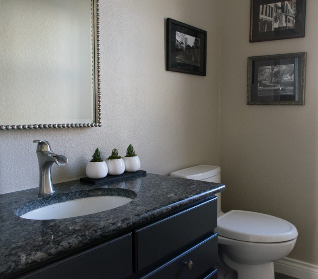 Powder Room Remodel on a Budget with 5 Easy Steps - Color Concierge