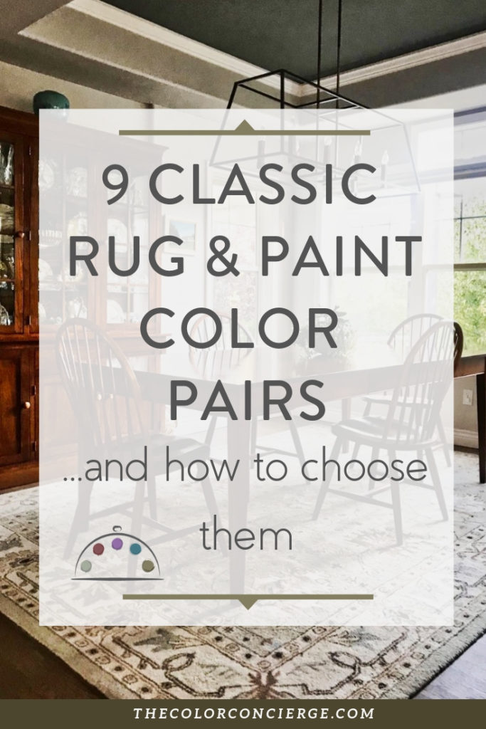 9 Classic Rug and Paint Color Pairs + How to Pick Them - Color Concierge
