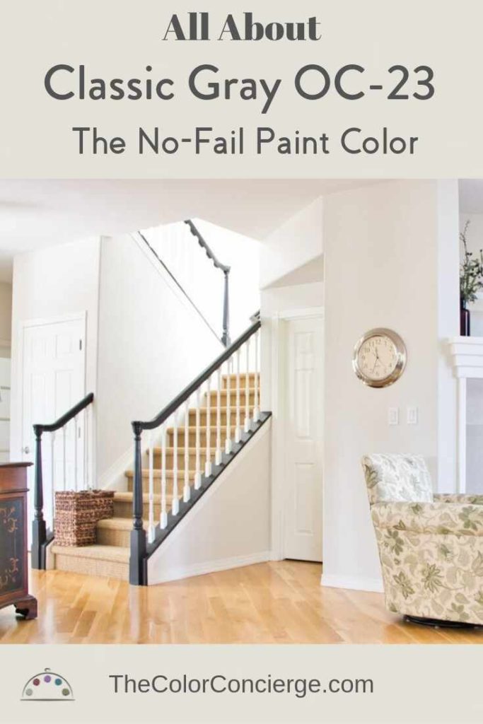 Benjamin Moore Classic Gray (OC-23) Paint Color Review Classic Gray