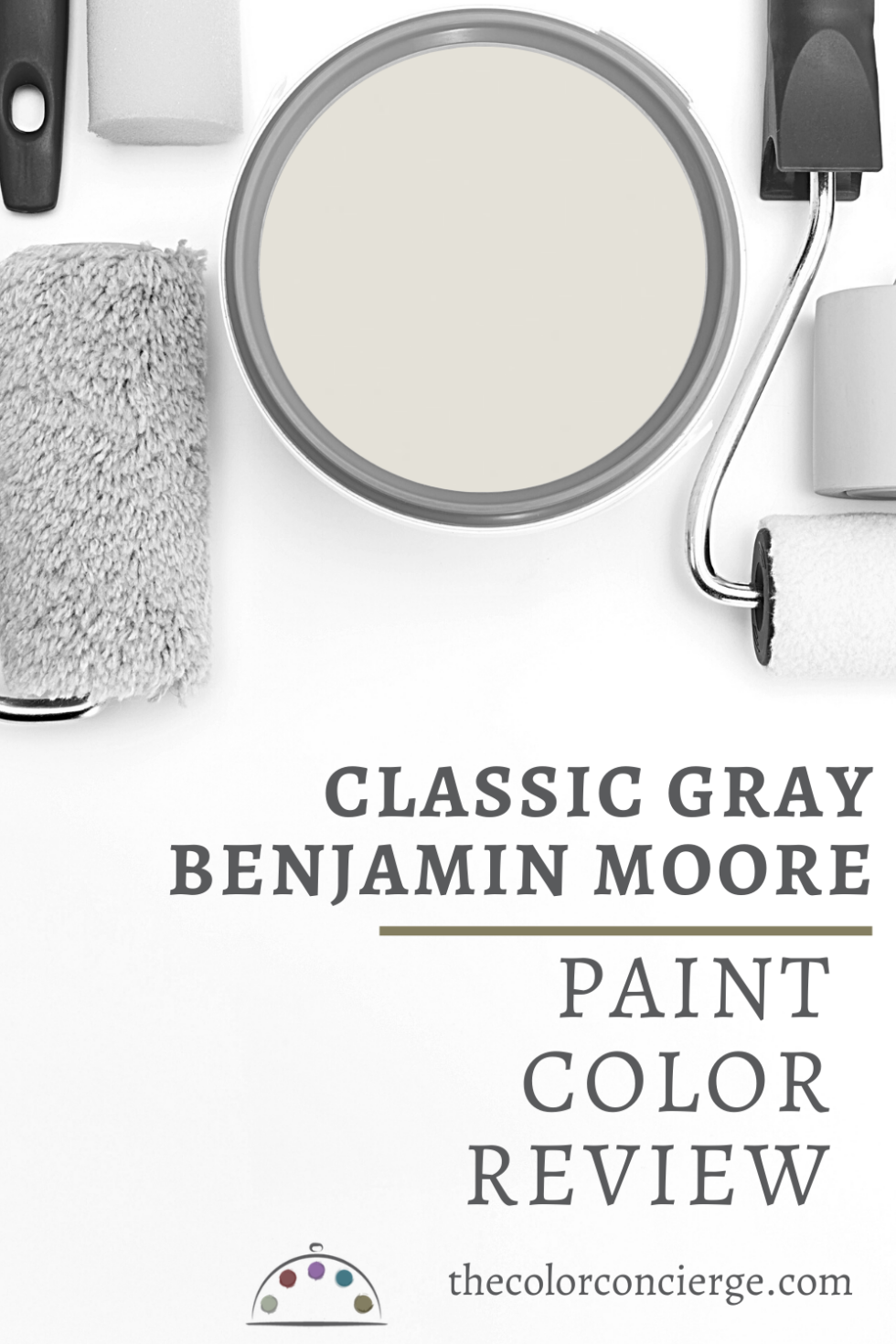 Benjamin Moore Classic Gray (OC-23) Paint Color Review Classic Gray