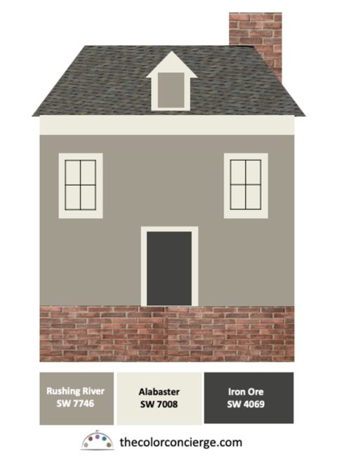 The Best Paint Color Palettes for Red Brick Houses