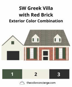 Greek Villa White Exterior Paint Color Review - Before and After