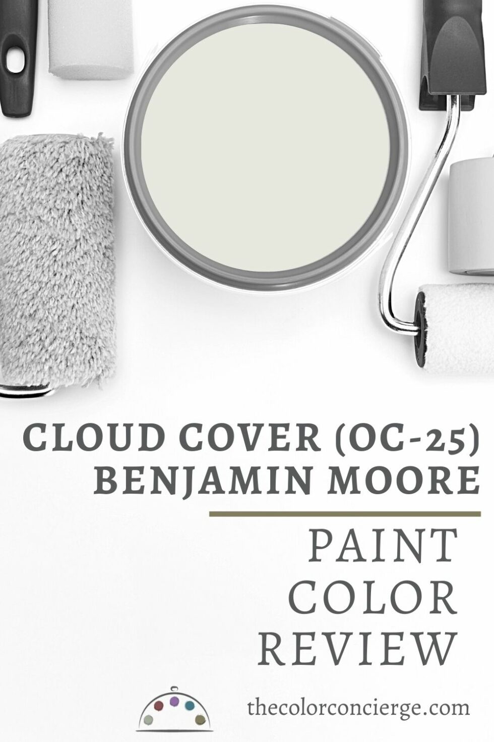 Benjamin Moore Cloud Cover Color Review (OC-25)
