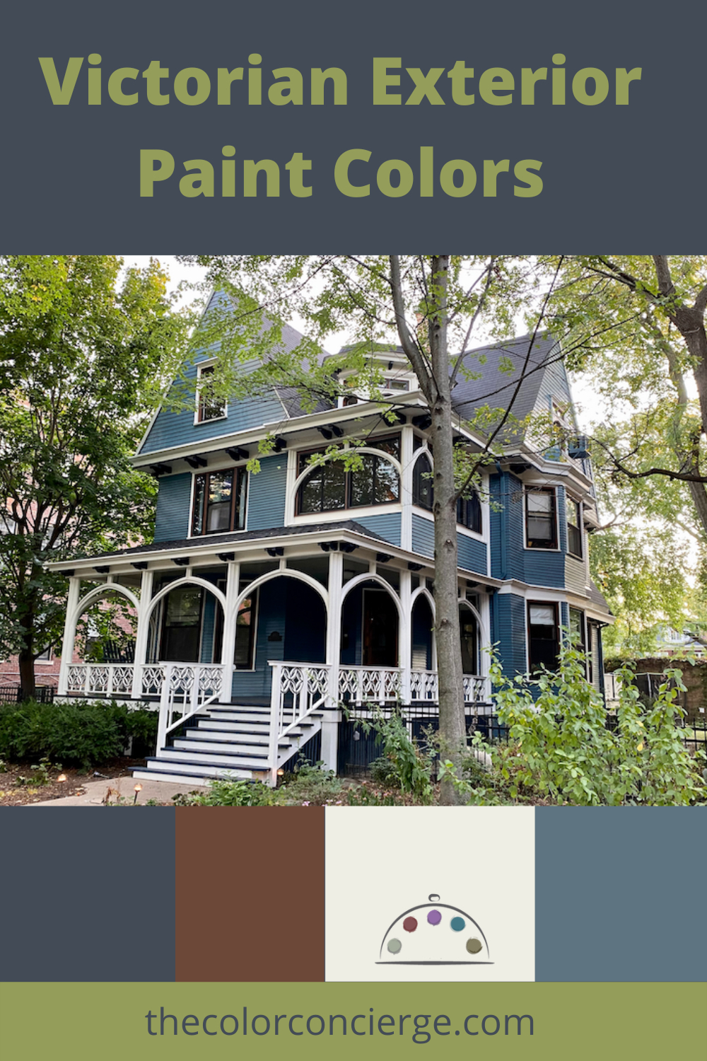 Victorian Exterior Paint Color Scheme: A Painted Gentleman