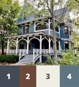 Victorian Exterior Paint Color Scheme: A Painted Gentleman
