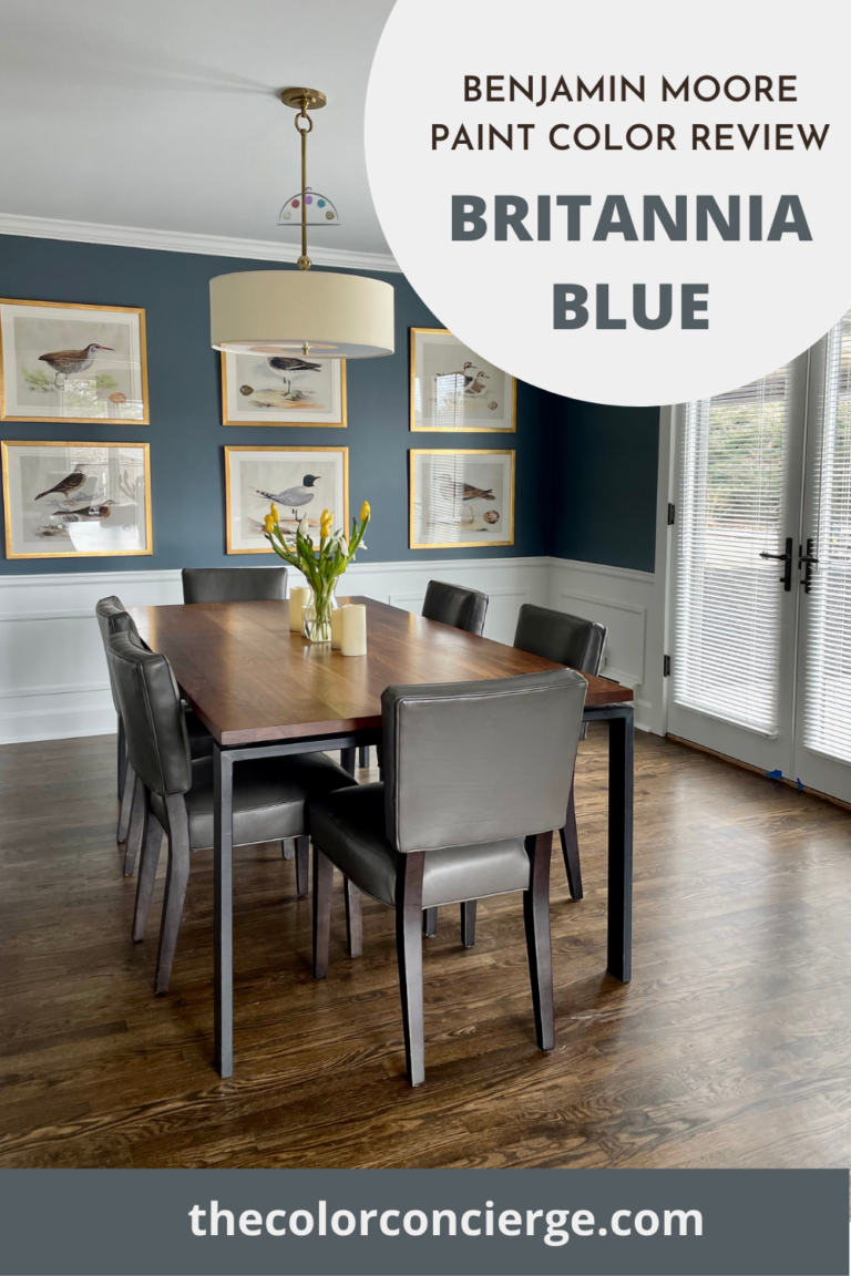 Benjamin Moore Britannia Blue Color Review