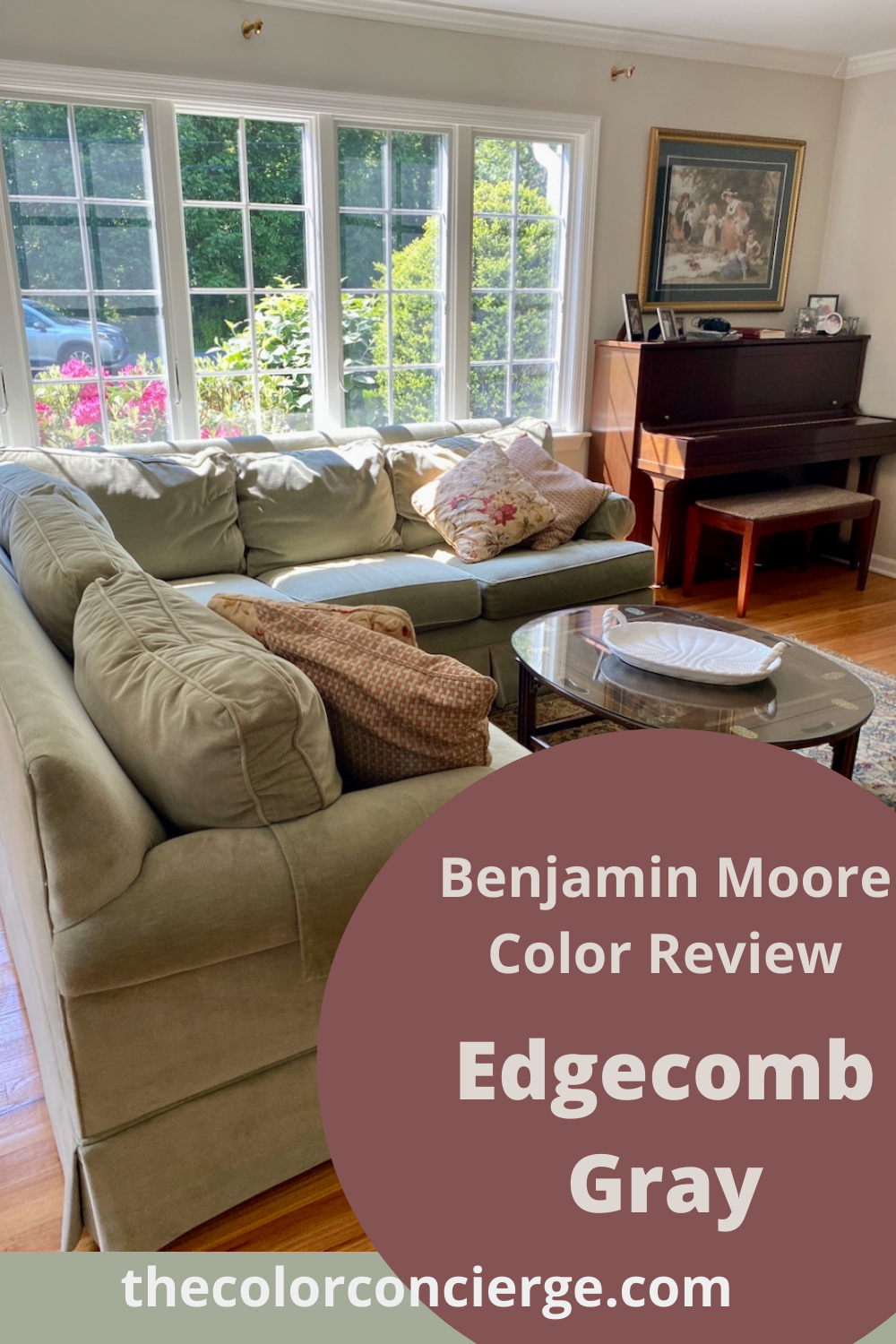 Benjamin Moore Edgecomb Gray Color Review - Color Concierge