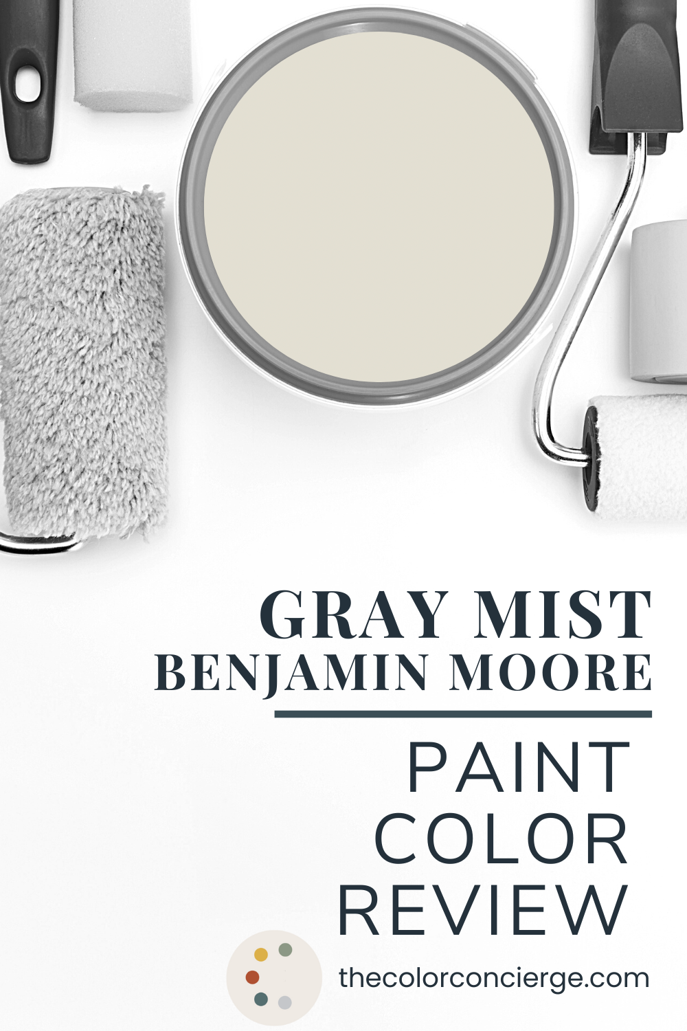 Benjamin Moore Gray Mist (OC-30) Color Review - Color Concierge