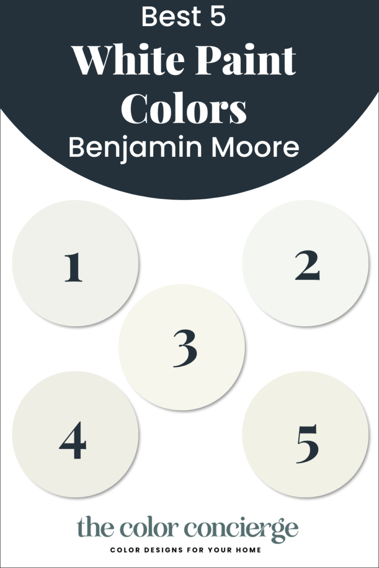 Our 5 Favorite Benjamin Moore Whites (and How to use them)