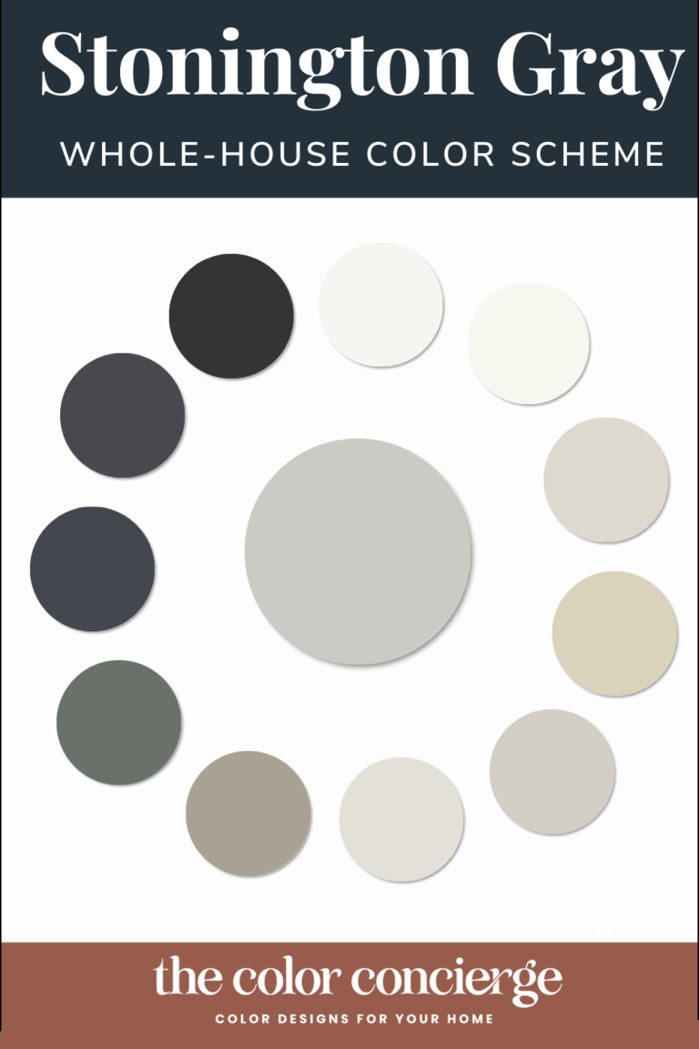 A Stonington Gray Color Palette for the Whole House - Color Concierge