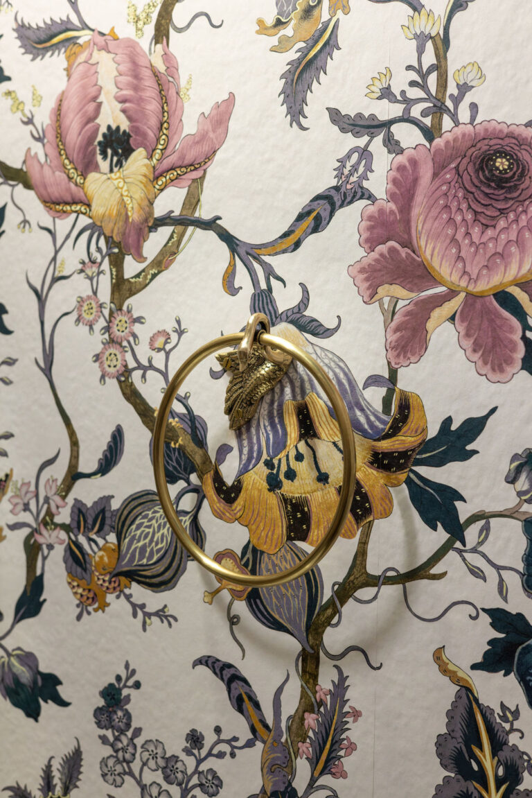 Benjamin Moore Bella Blue Powder Room | Color Concierge