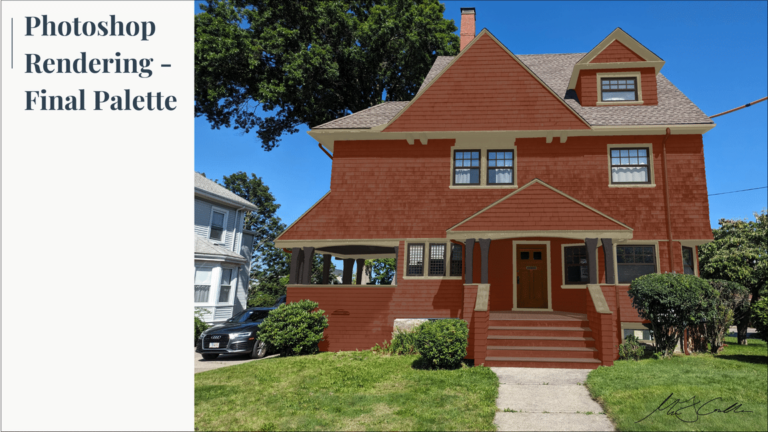 Benjamin Moore Earthy Russet Brown Exterior Color Palette - Color Concierge