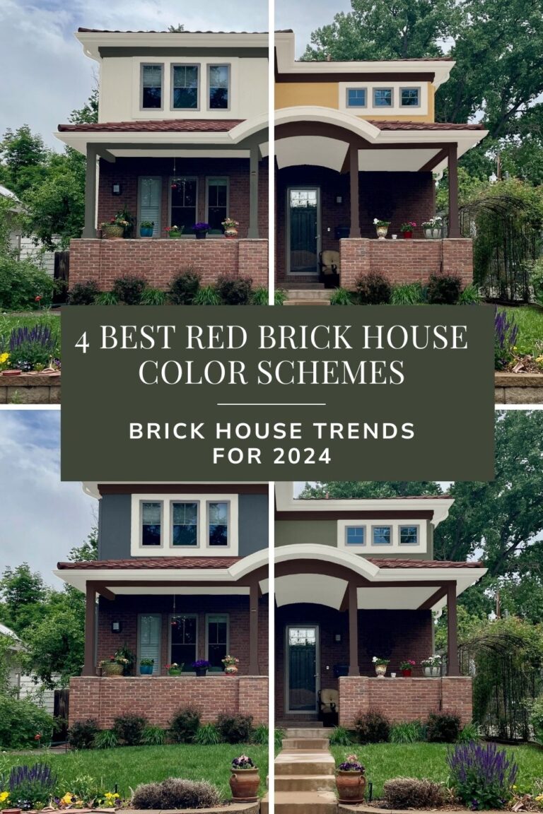 Best Red Brick House Color Schemes for 2024 - Color Concierge