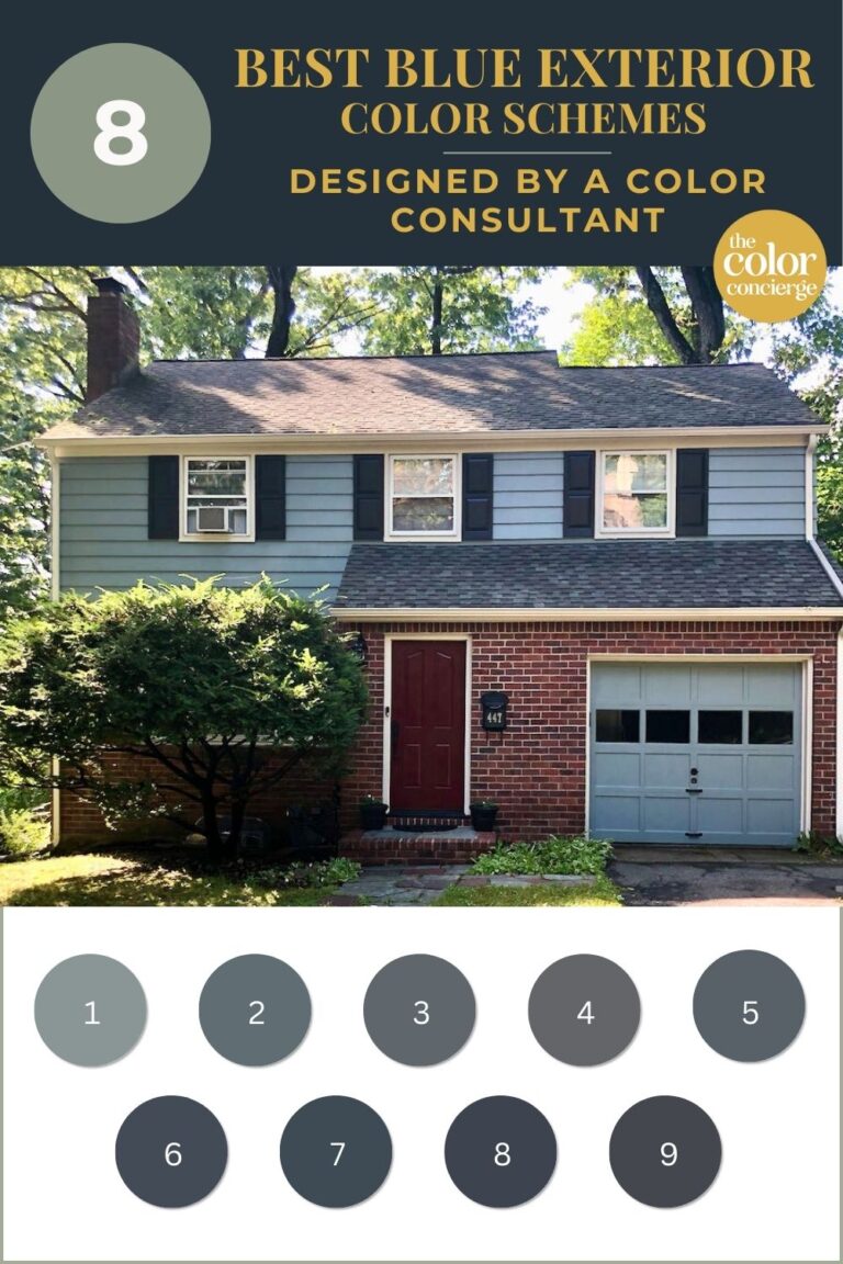 9 Best Blue Exterior Paint Colors & Palettes | The Color Concierge