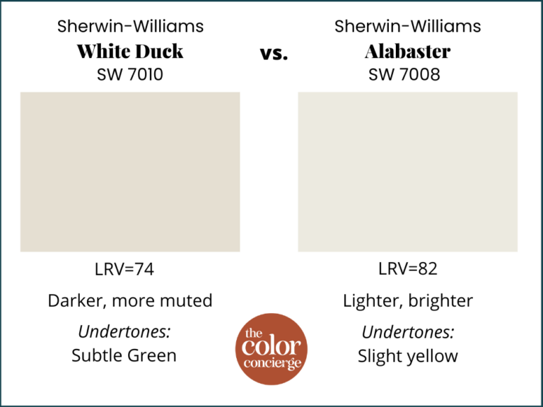 Sherwin-Williams White Duck Color Review - Color Concierge