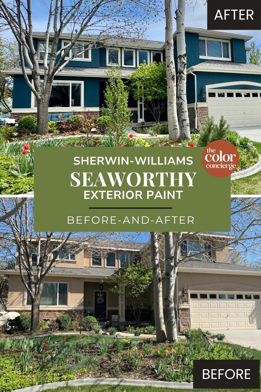 Sherwin-Williams Seaworthy Exterior Review - Color Concierge