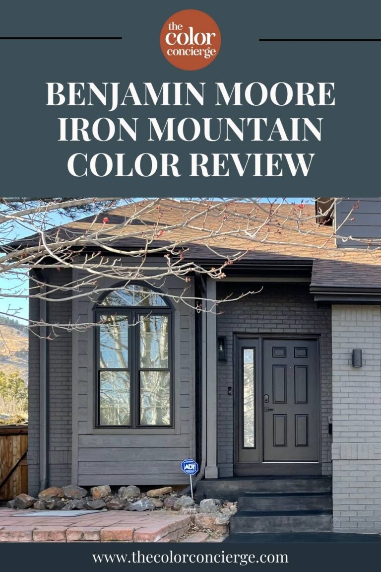 Benjamin Moore Iron Mountain Color Review - Color Concierge