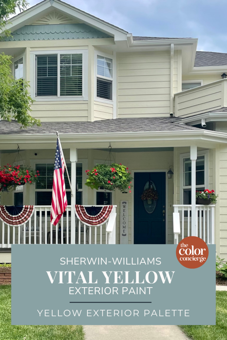 Sherwin-Williams Vital Yellow Exterior Paint Color Review - Color Concierge