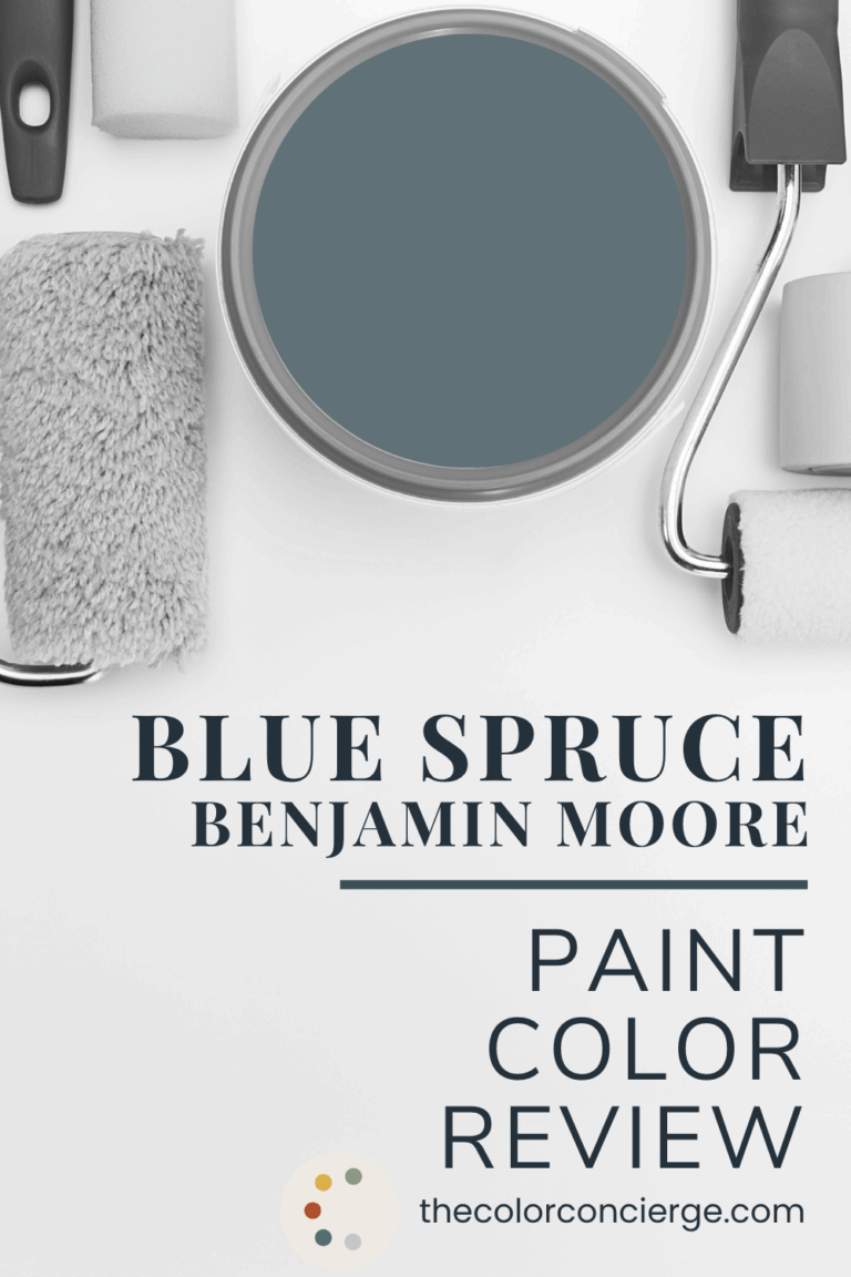 Benjamin Moore Blue Spruce Color Review - Color Concierge